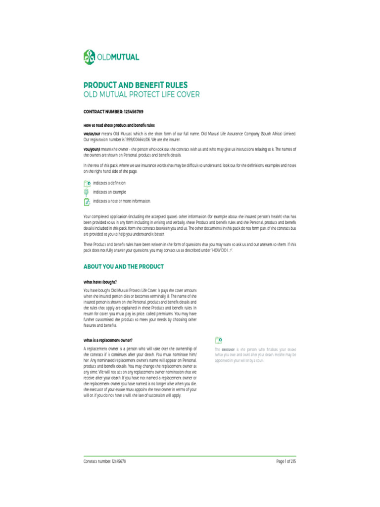 OMP-Life_Cover_RSA (1) | PDF | Insurance