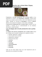 Circuito de la Yerba Mate | PDF | Té