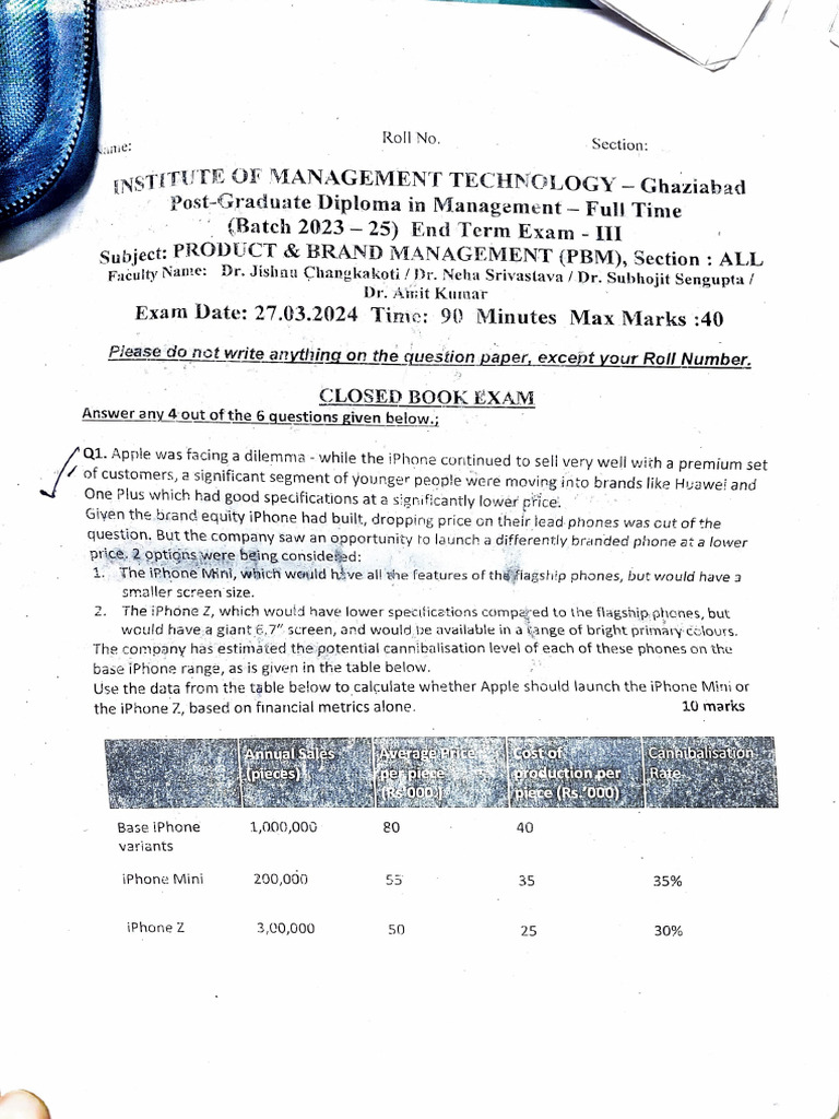 PBM - Term 3 | PDF