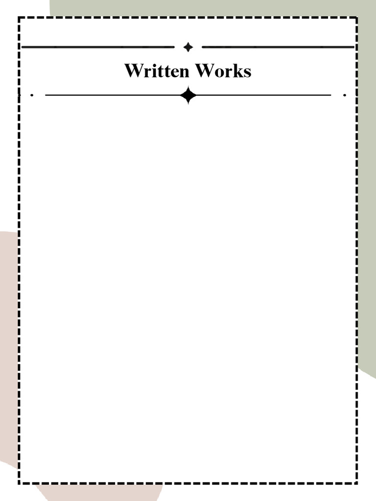 Pastel Modern Abstract Design Element Page Border | PDF