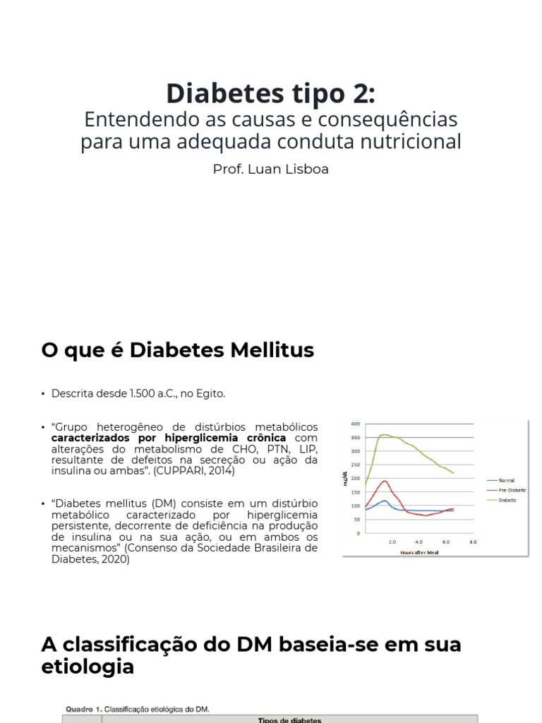 Aula #094 - Diabetes Tipo 2 | PDF | Diabetes | Resistência à insulina