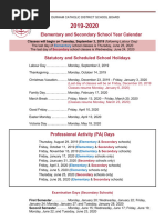2025 2026 School Year Calendar | PDF