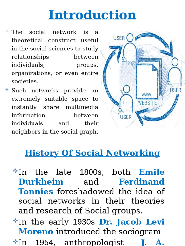 Overview of Social Networking Concepts | PDF | Social Network | Social ...