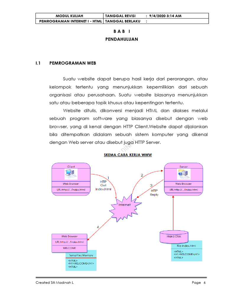MODUL Perkuliahan DesainWeb | PDF