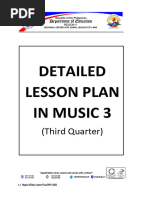 Detailed Lesson Plan in Music Timbre | PDF | Performing Arts | Sound