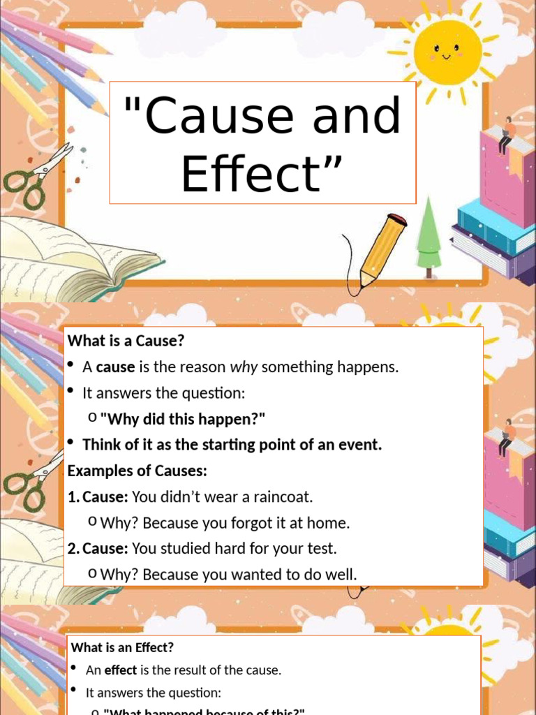 Understanding Cause and Effect Basics | PDF