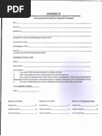 Minor Passport Declaration Form | PDF