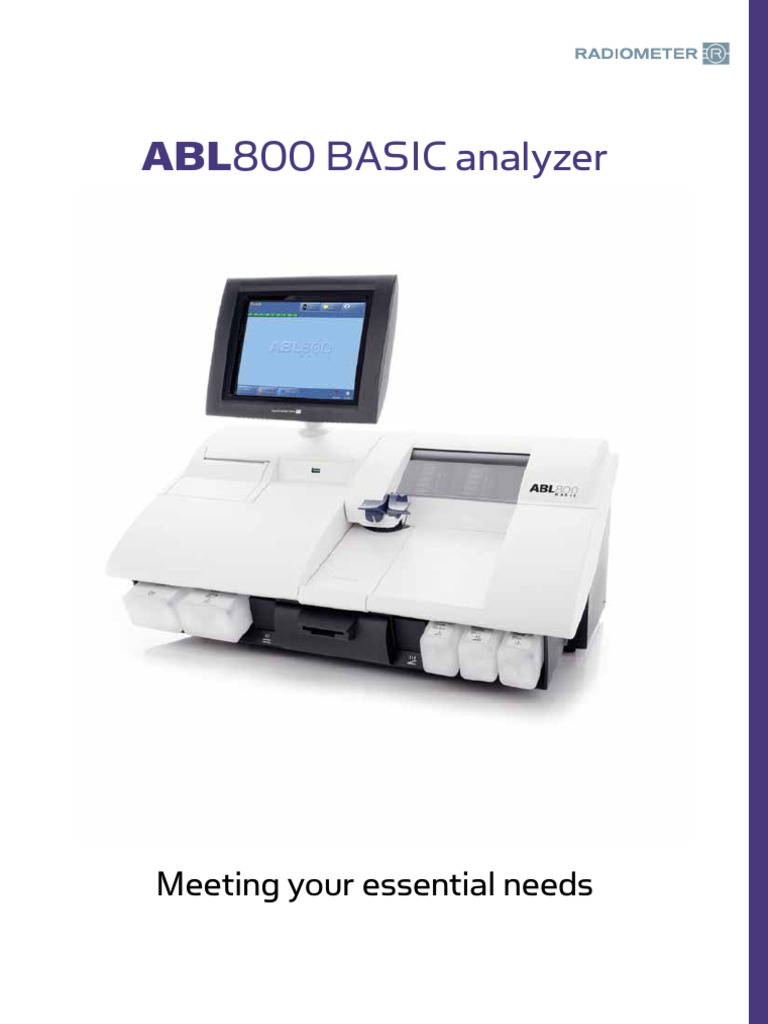 ABL800 Basic Brochure | PDF | Medicine | Medical Specialties