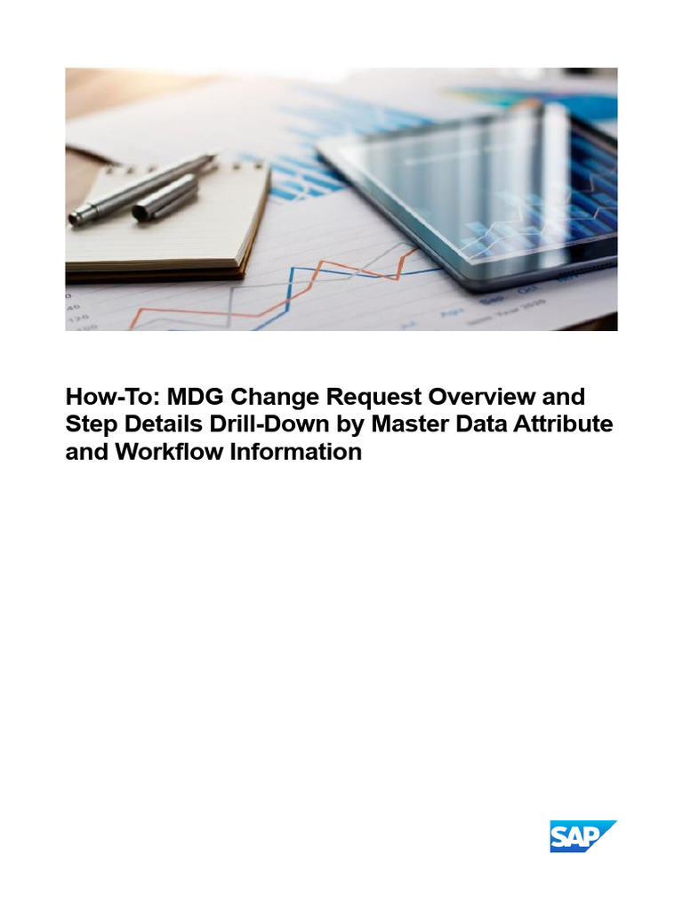 Master Data Governance Change Request Overview and Step Details Drill ...