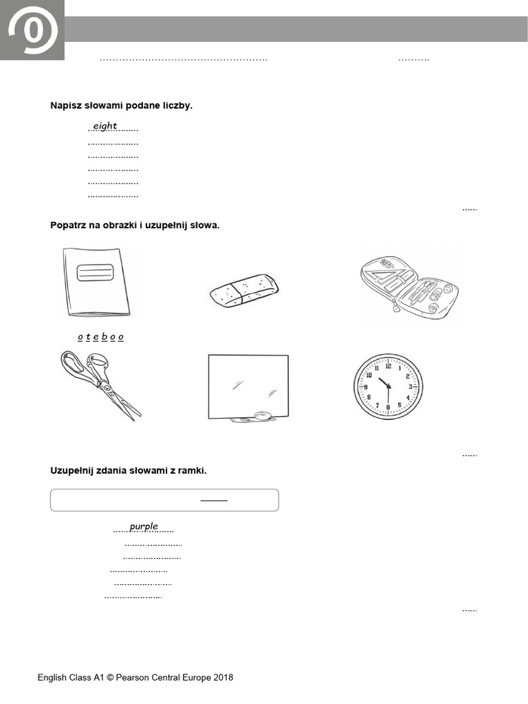 A1 English Class Language Test B | PDF