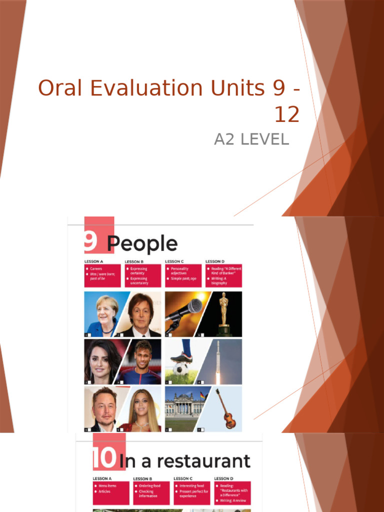 Oral Evaluation 3 A2 | PDF