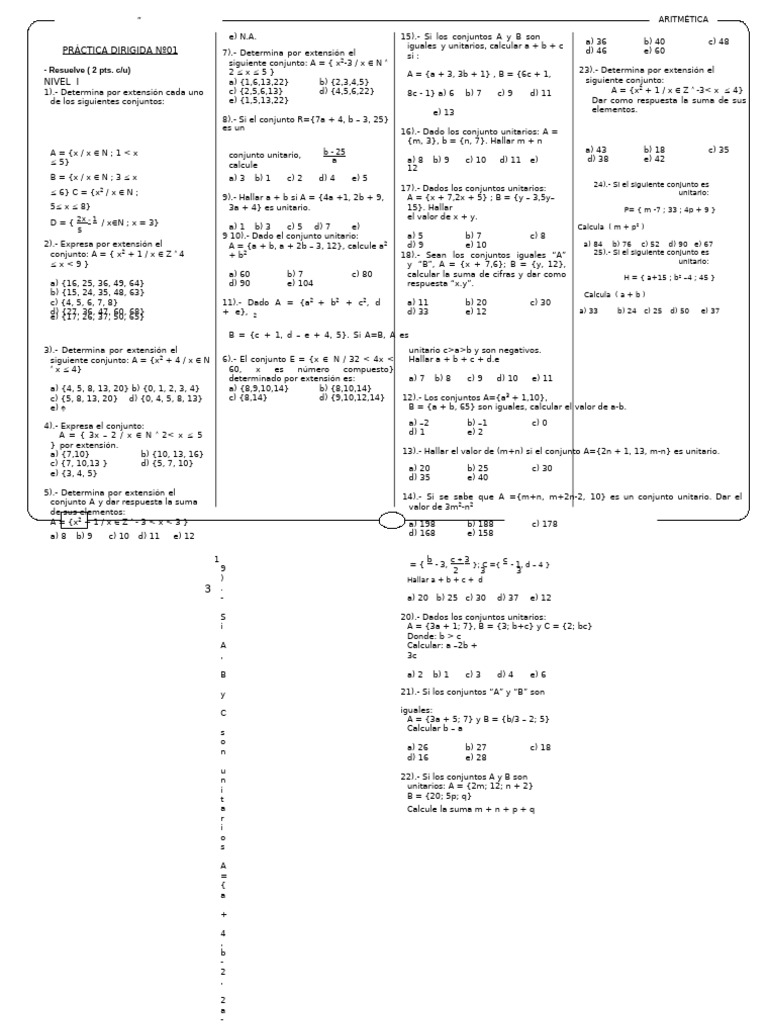 Ejercicios Act 2 Mat 2° Sem 2 Unid 01 | PDF