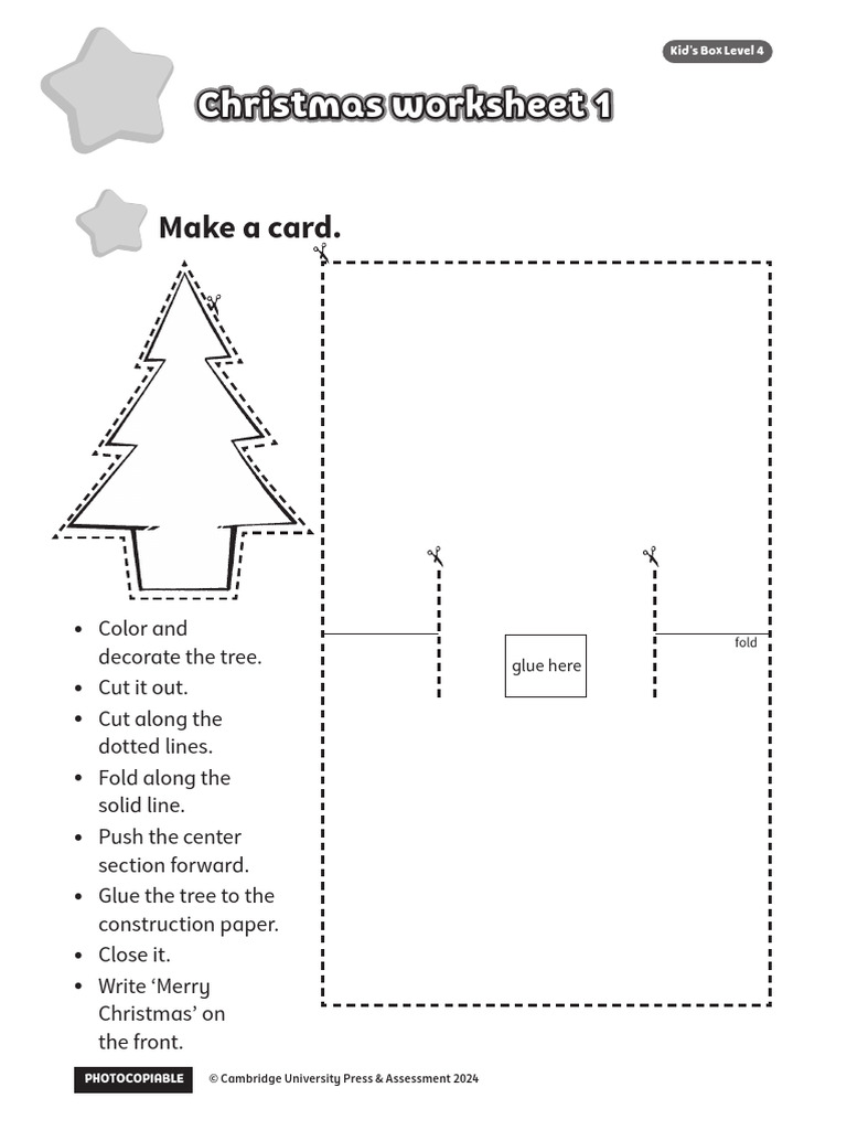 KidsBox AE Level4 Festivals Christmas Worksheet 1 | PDF