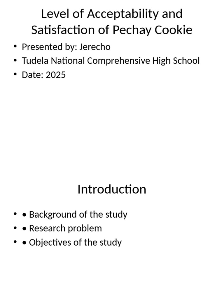 Pechay Cookie Presentation | PDF