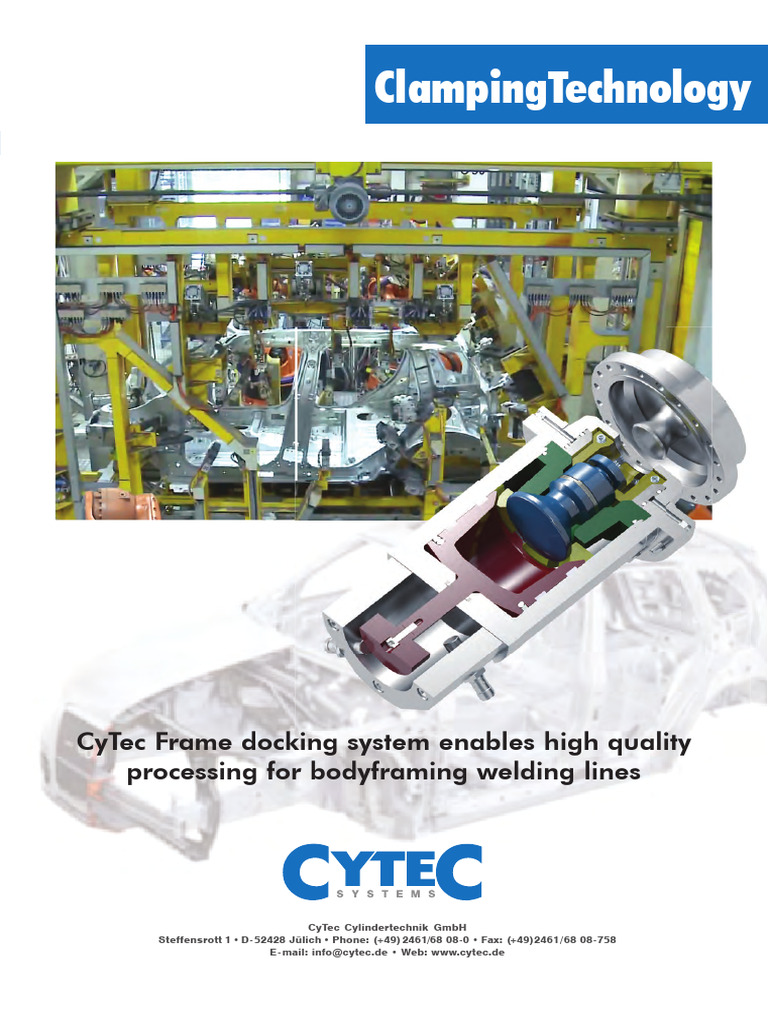 CyTab Clamping Systems for Automotive | PDF | Manufactured Goods ...