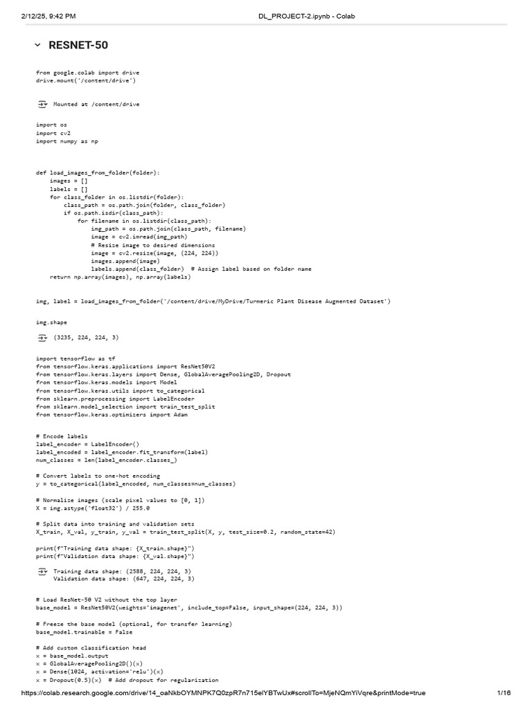 Dl_project 2.Ipynb Colab | PDF | Computing | Computational Neuroscience
