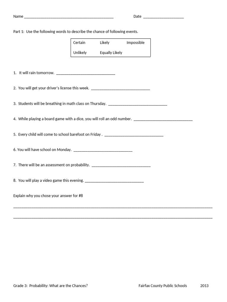 Erin Dougherty - Probability - What - Are - The | PDF