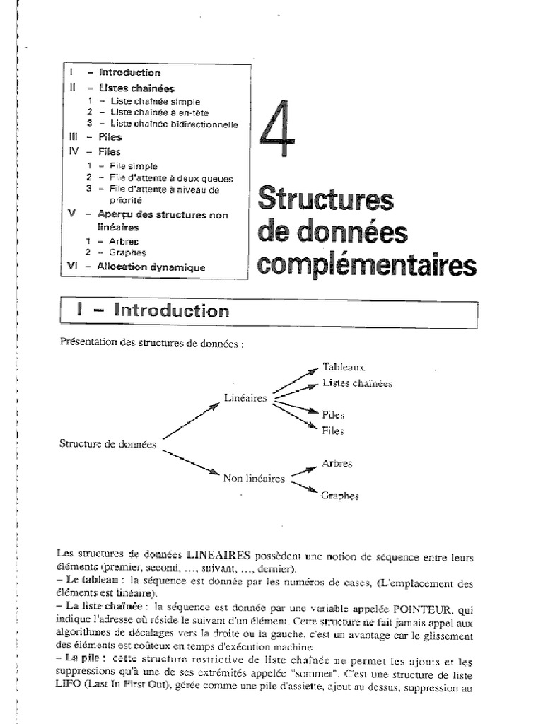 Structure de Donnees Complementaires | PDF