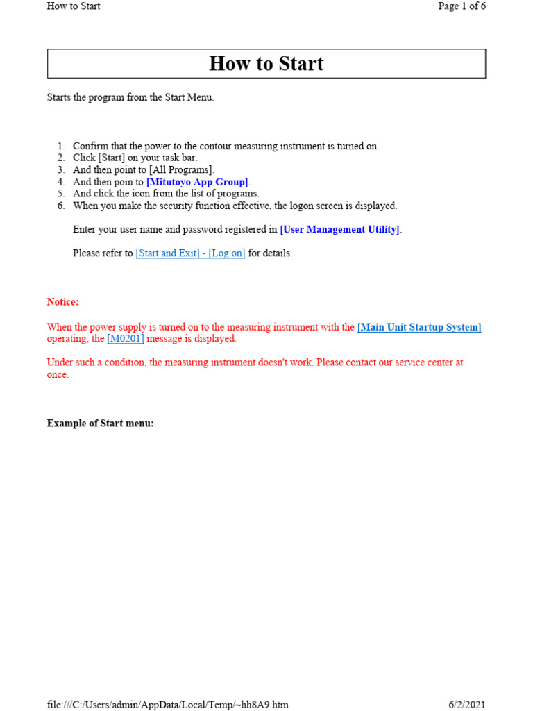 Formtracer - User Manual | PDF | Window (Computing) | Button (Computing)