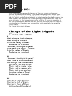 The Charge of The Light Brigade | PDF