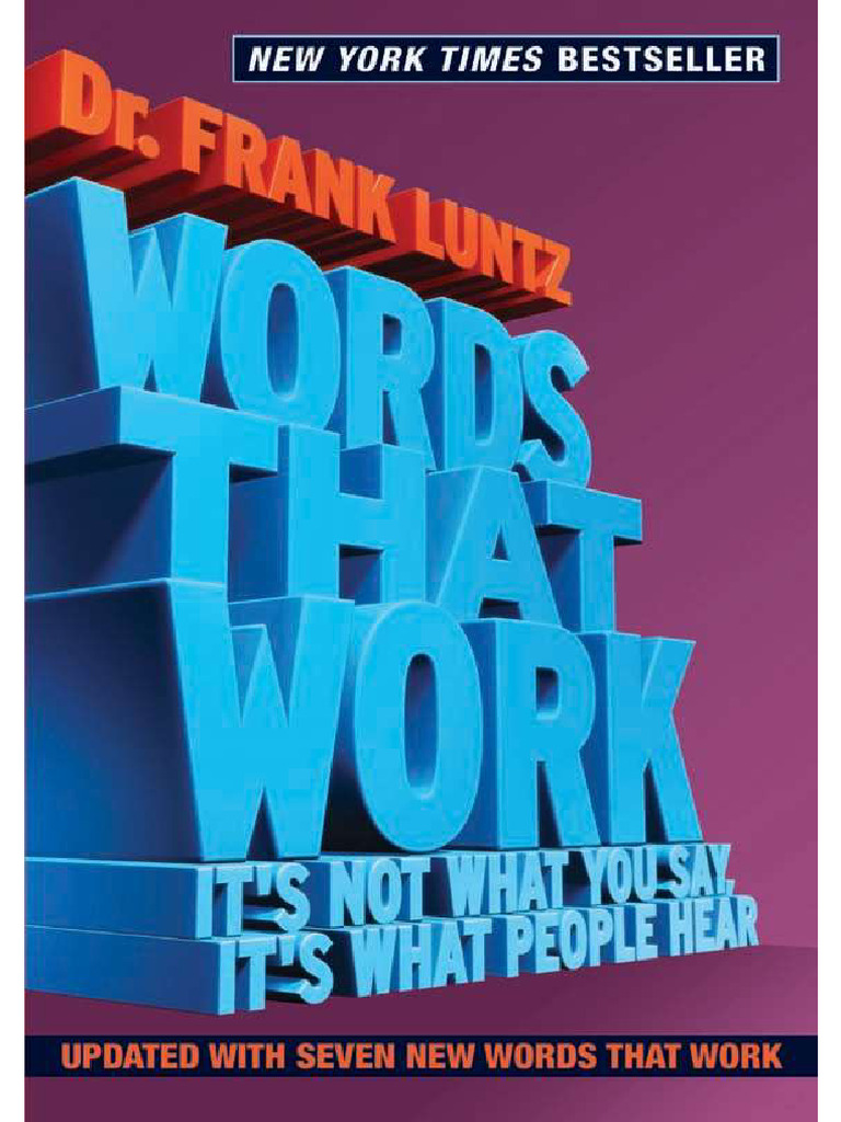 Words That Work | PDF