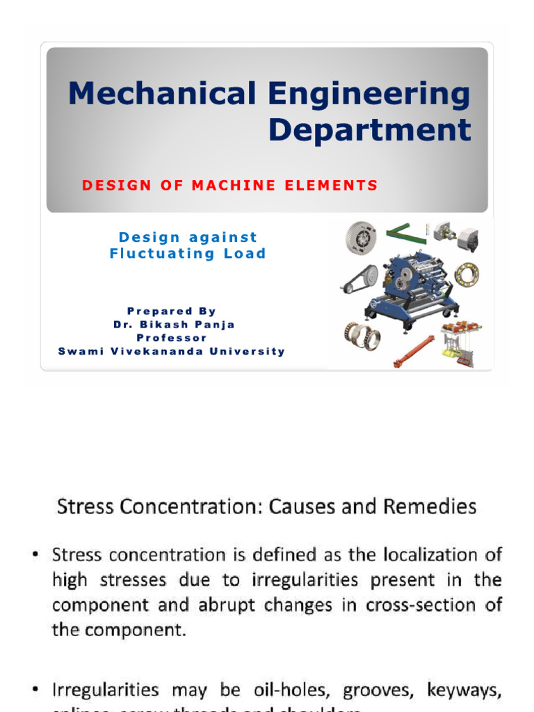Design Against Fluctuating Load L3 | PDF