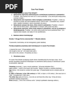 Past Simple - Tabelka | PDF