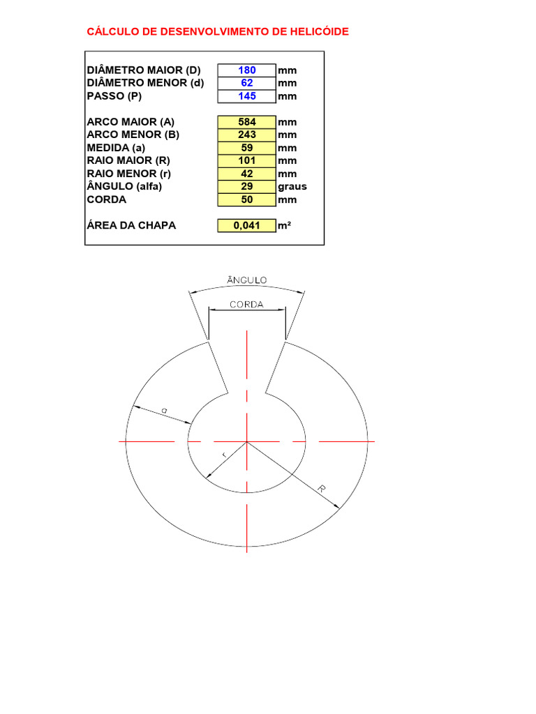 Desenvolvimento Helicoide | PDF