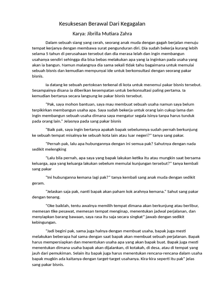 Bahasa Indonesia Jibrilla | PDF