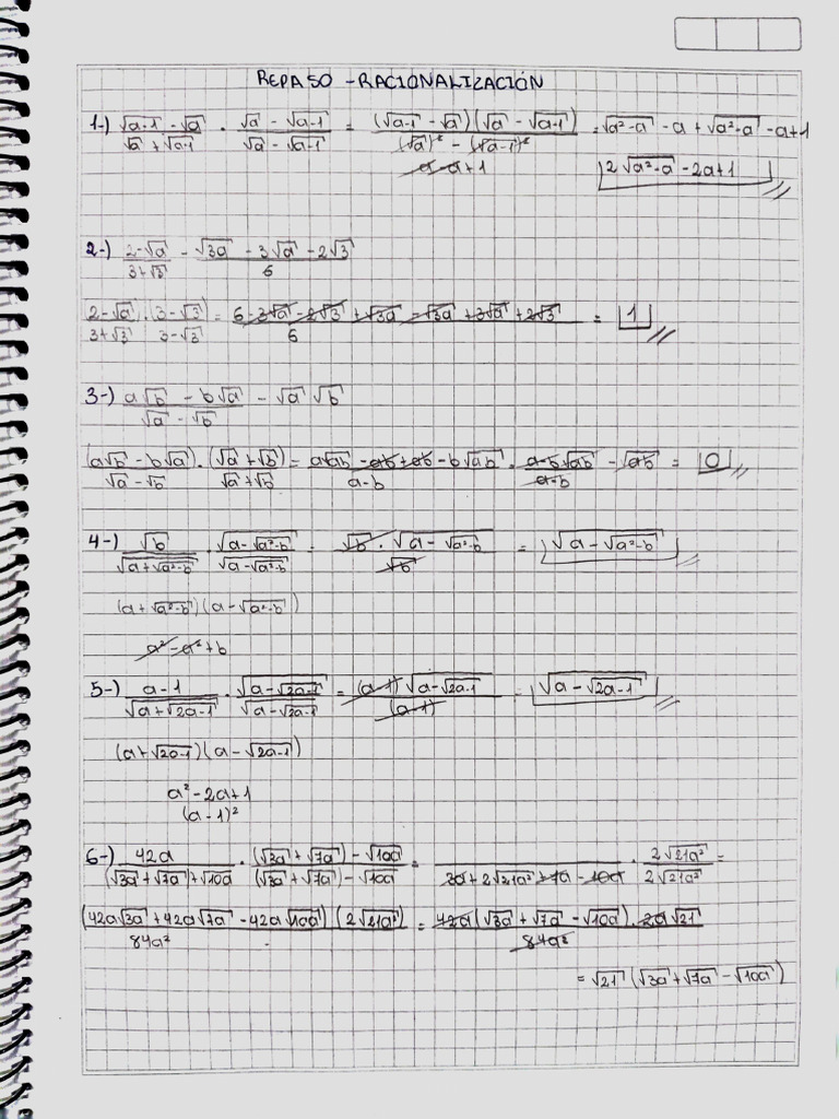 Rationalization Techniques in Algebra | PDF