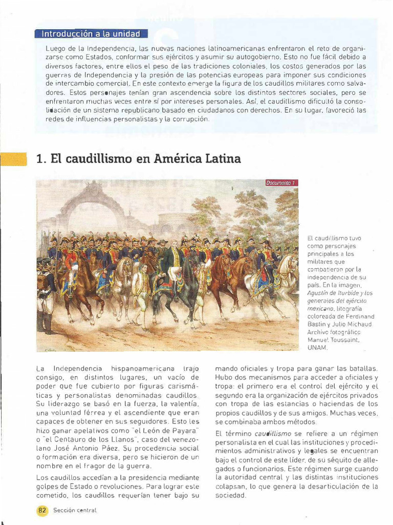 Caudillismo en América Latina: Impacto y Figuras | PDF | México ...