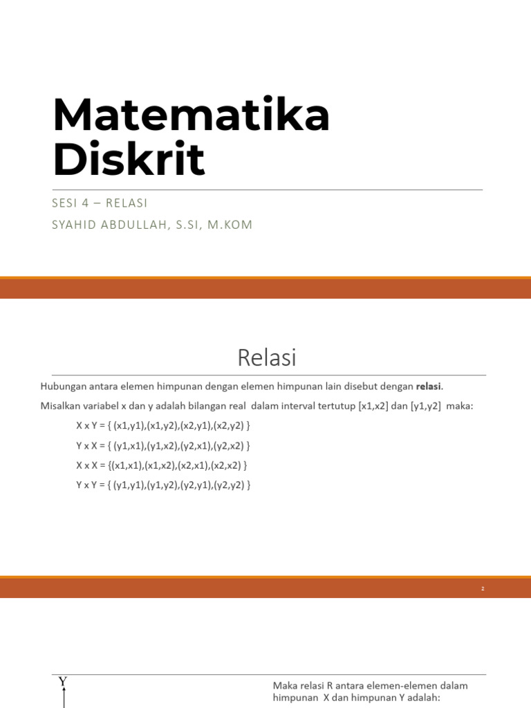Relasi - Matematika Diskrit | PDF