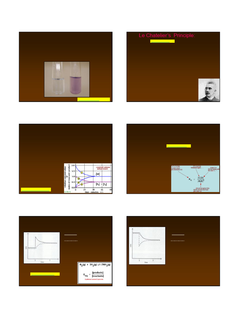 Factors Affecting The Position of Equilibrium | PDF | Reaction Rate ...