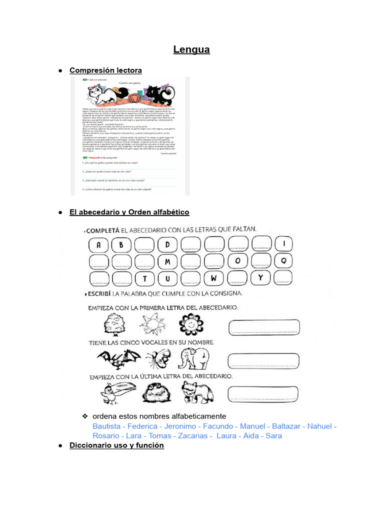 Actividades de Lengua y Ciencias Sociales | PDF