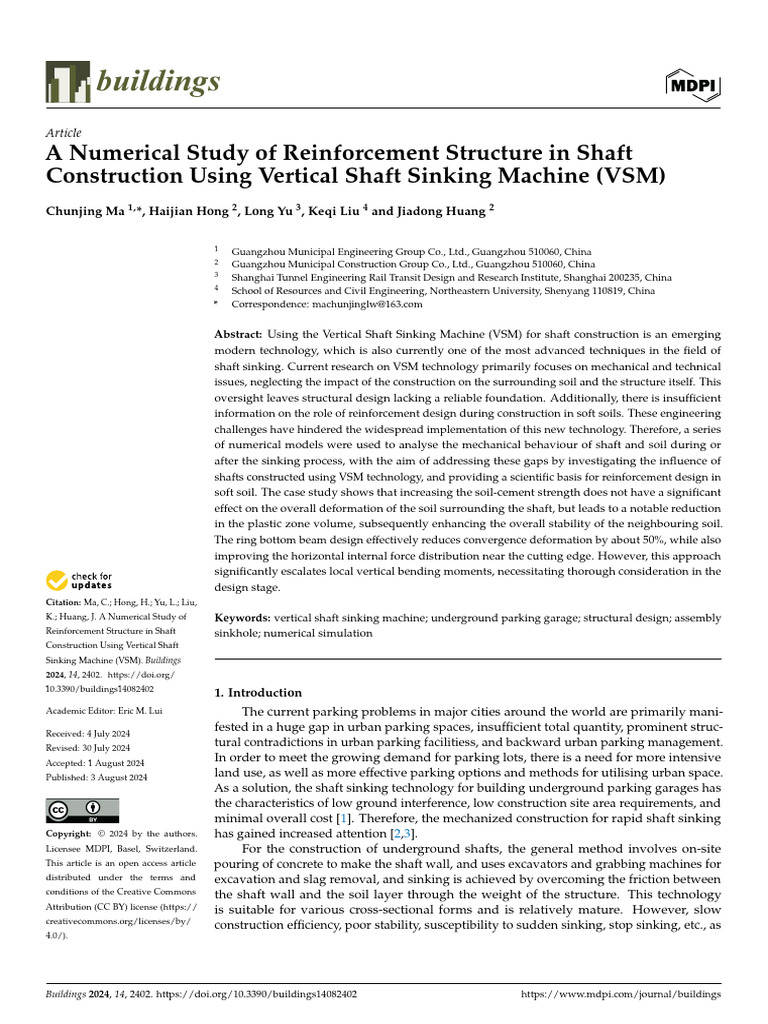 A Numerical Study of Reinforcement Structure in SH | PDF | Deep ...