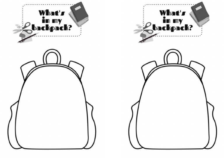 WHAT'S IN MY BACKPACK | PDF