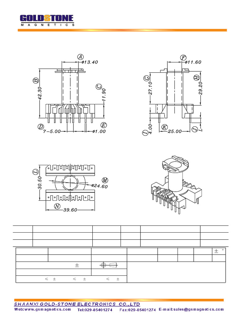 GS 3502 (ERL35ボビン） | PDF