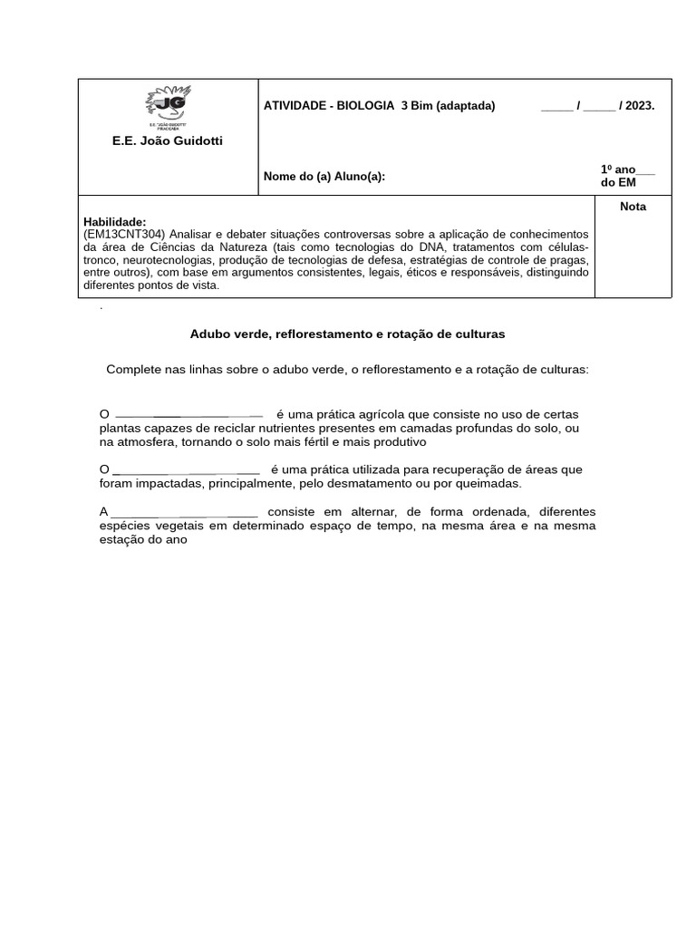 Atividade Adaptada 2 - Henrique | PDF