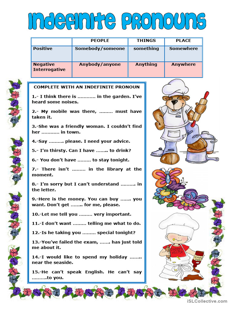 Indefinite Pronouns-2 | PDF