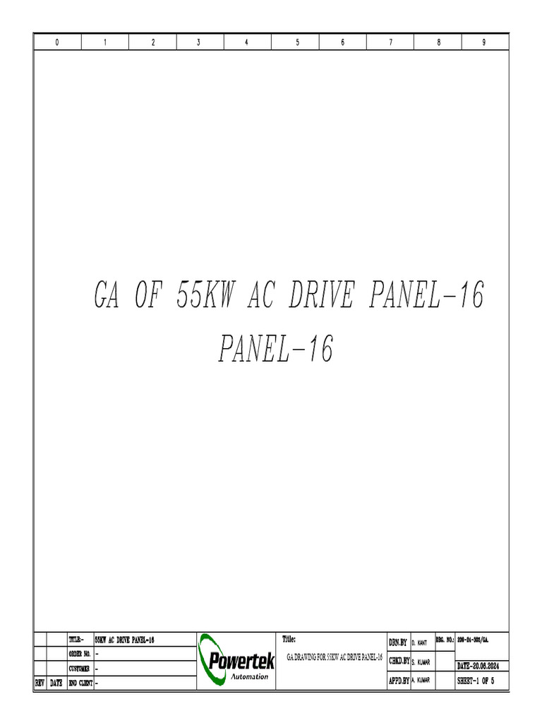 FABRICATION FOR AC DRIVE PANELS-16 | PDF