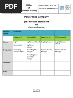 Site Instruction Format | PDF | Concrete | Economic Sectors