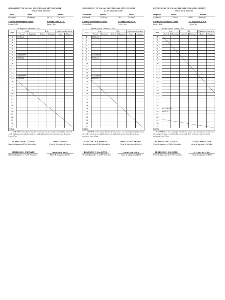 Dtr-Construction | PDF