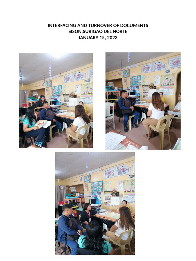 Interfacing and Turnover of Documents | PDF