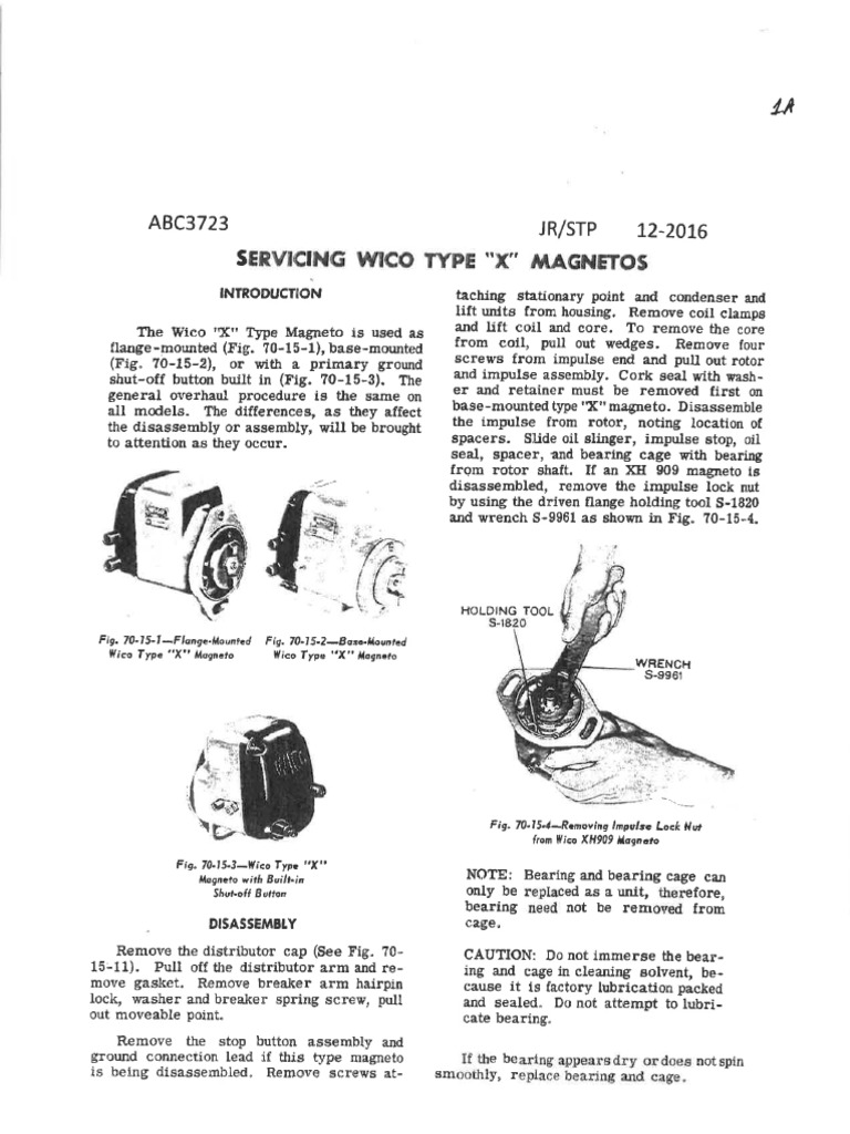 Wico X Magneto | PDF