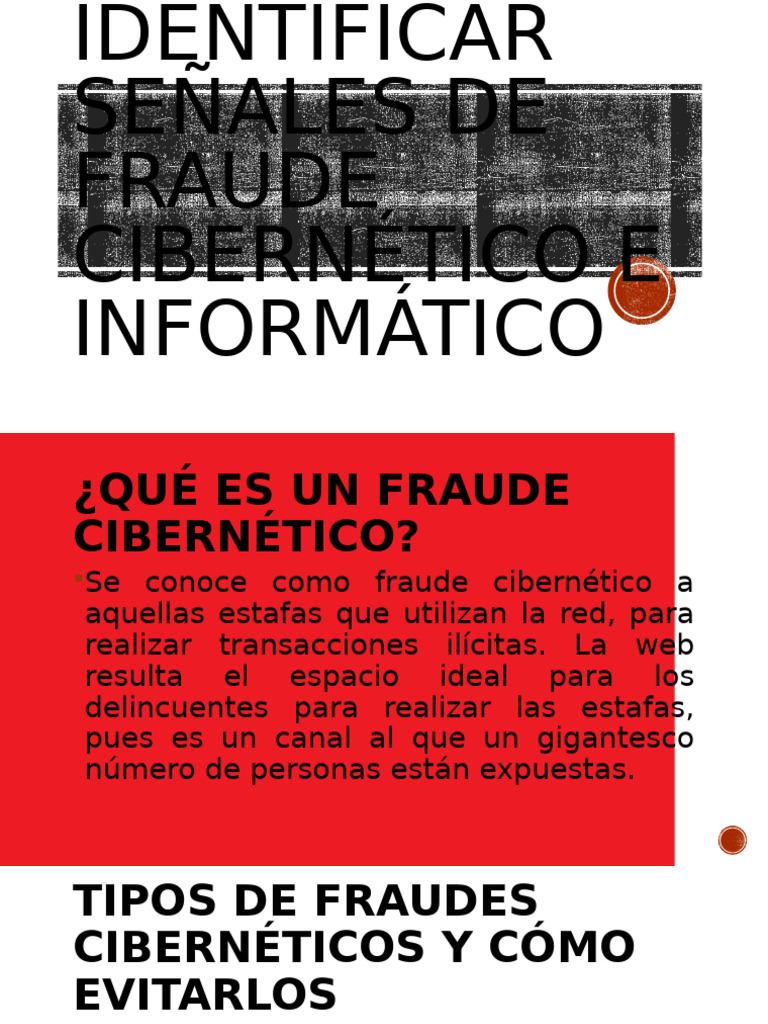 Identificar Señales de Fraude Cibernético e Informático | PDF ...