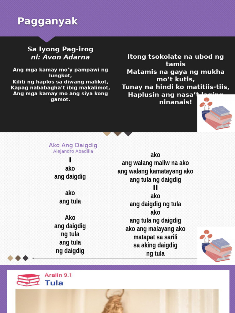 Mga Elemento ng tula | PDF