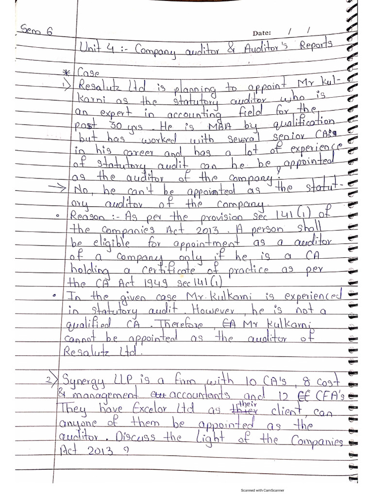 Audit Case Study | PDF