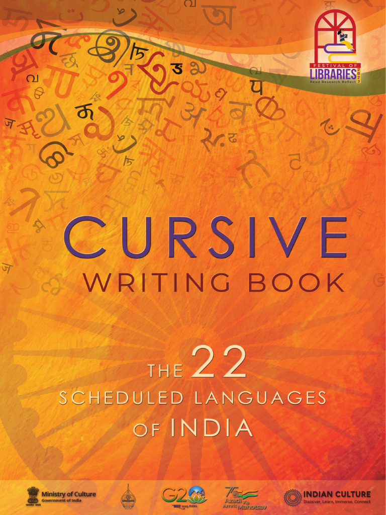 Cursive Writing Book | PDF | Languages Of India | Dialectology
