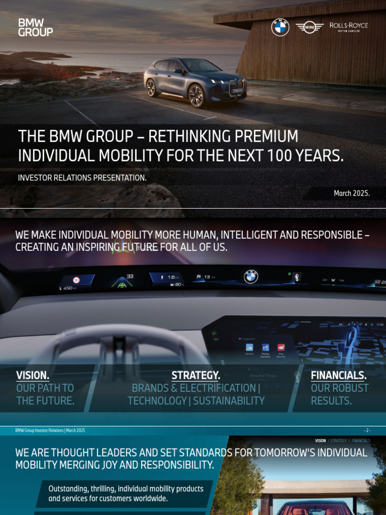 BMW Group Investor Relations 2025 Overview | PDF | Electric Vehicle | Bmw