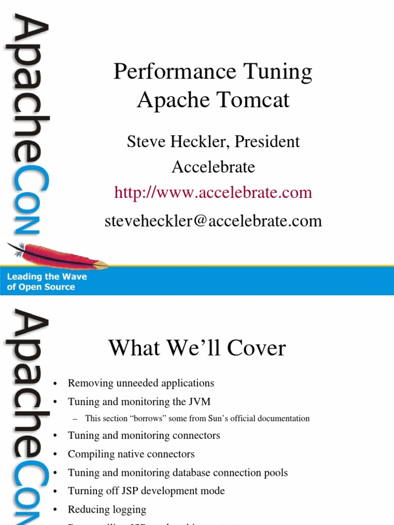 Tomcat Performance Tuning Pdf Java Server Pages Java Programming 0218